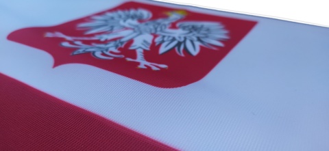 Bandera POLSKA 75 x 50 cm - Sklep żeglarski i Hurtownia - Sailor24.pl
